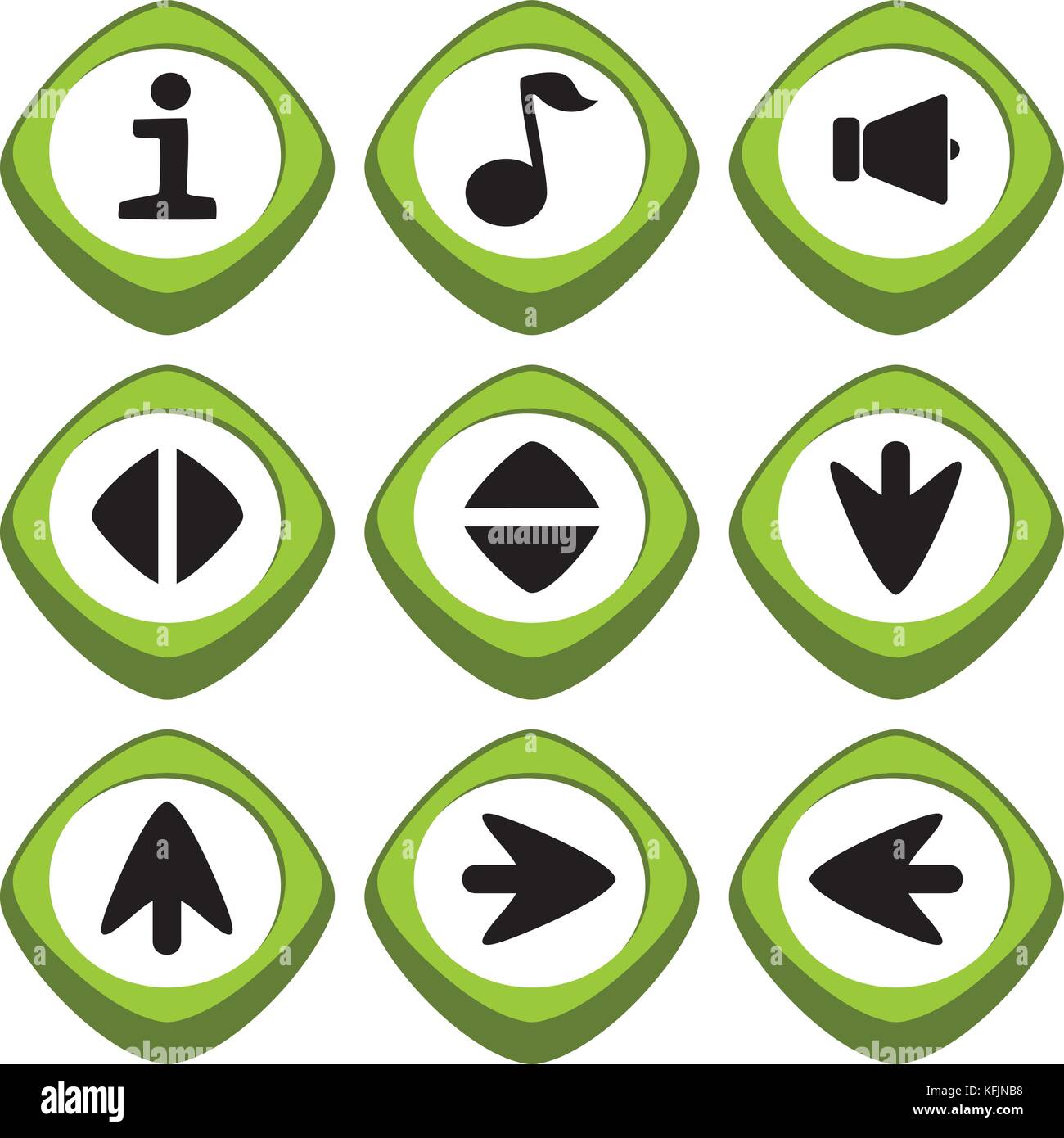 game asset icon sign symbol button vector art Stock Vector Image & Art ...