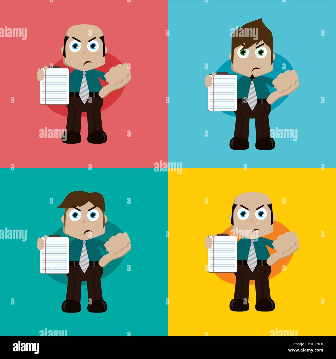 businessman manager at work cartoon Stock Vector Image & Art - Alamy