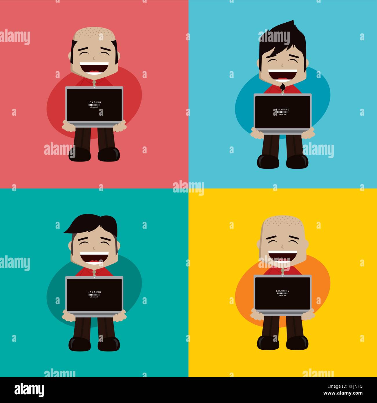 businessman manager at work cartoon Stock Vector Image & Art - Alamy