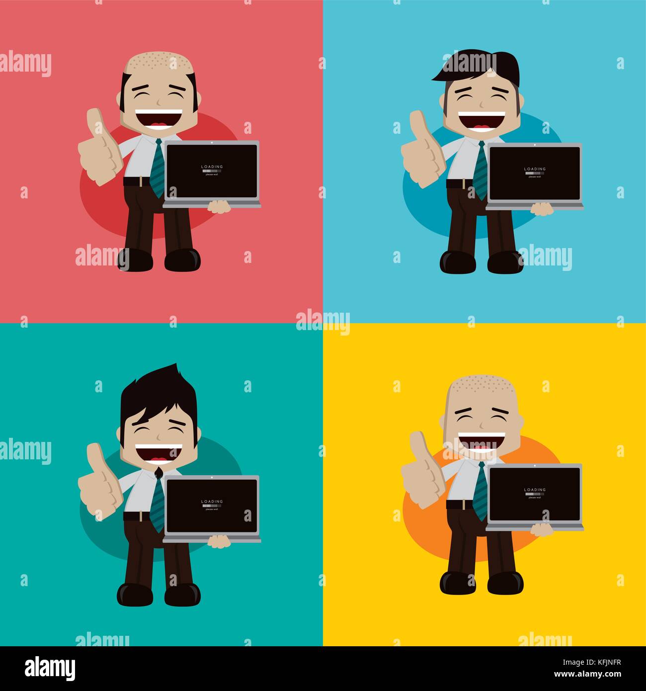 businessman manager at work cartoon Stock Vector Image & Art - Alamy