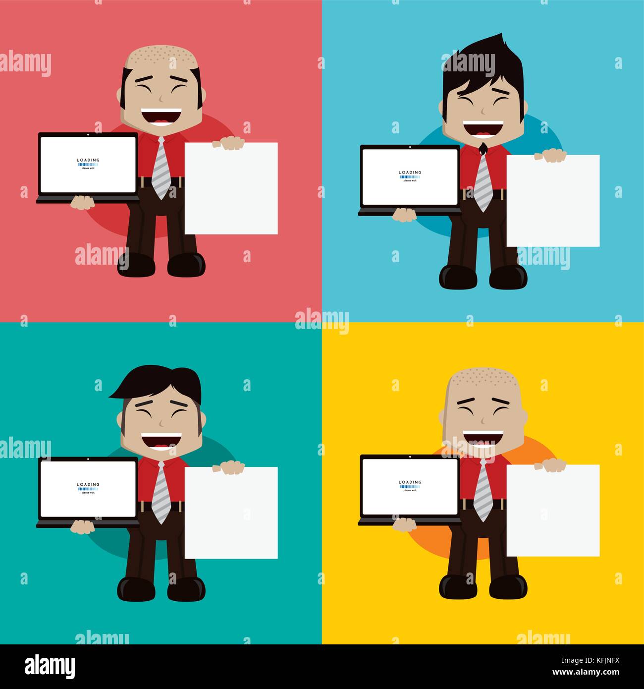 businessman manager at work cartoon Stock Vector Image & Art - Alamy
