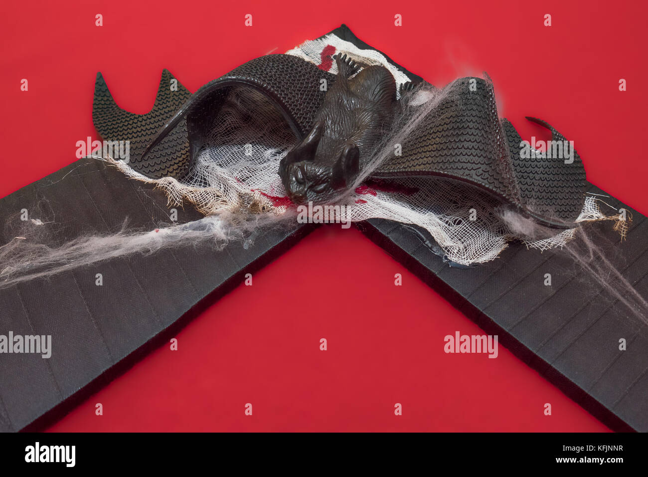 Handmade creation Photo Booth for Horror Party Stock Photo - Alamy