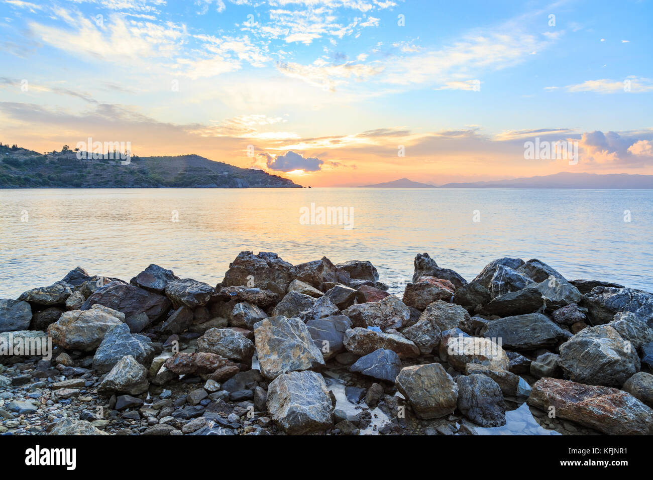 Rocks near the kargi beach in Datca, Turkey Stock Photo - Alamy