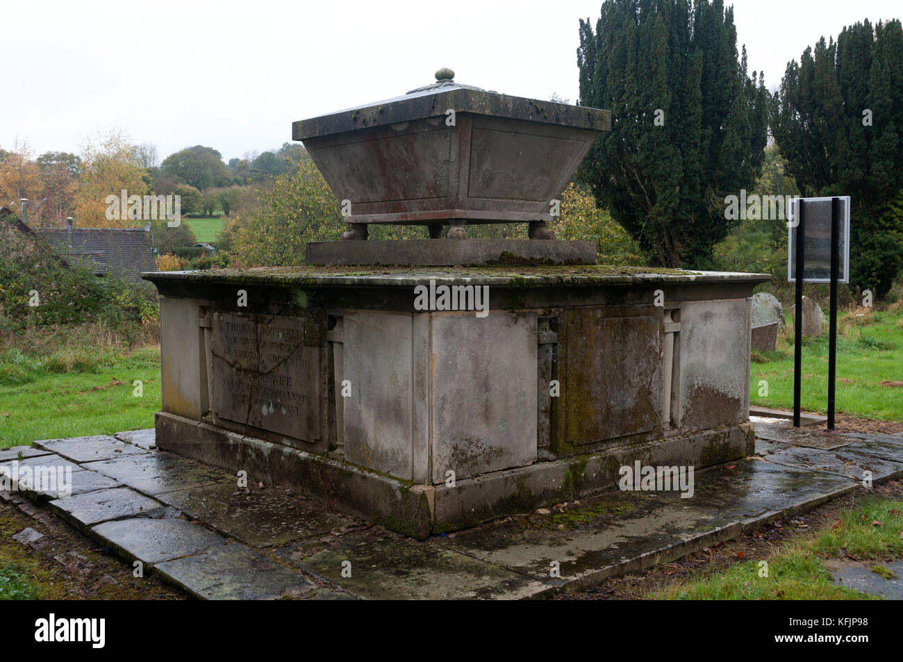 The Botfield tomb, St. Michael and All Angels churchyard, Hopton Wafers ...