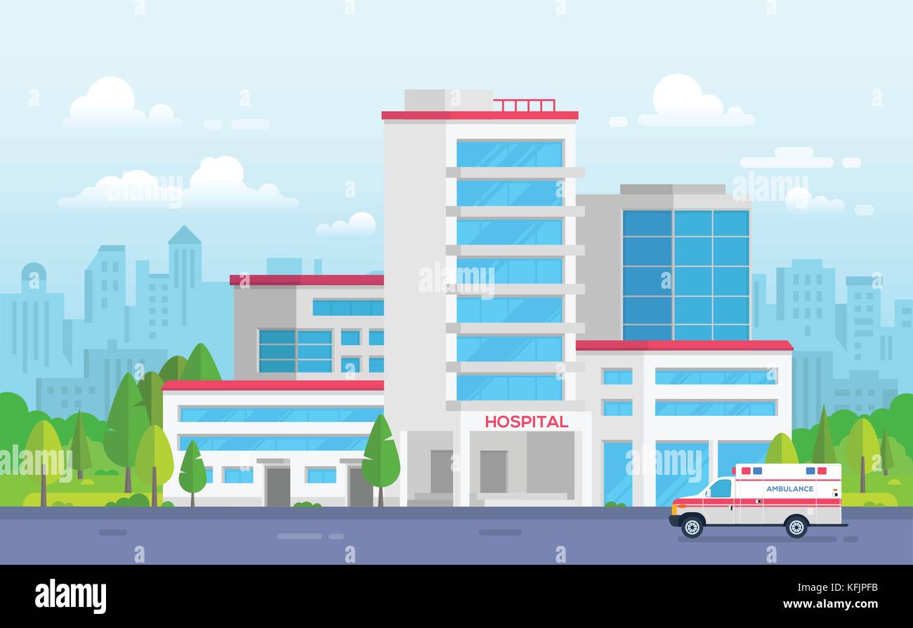 Hospital Background Vector