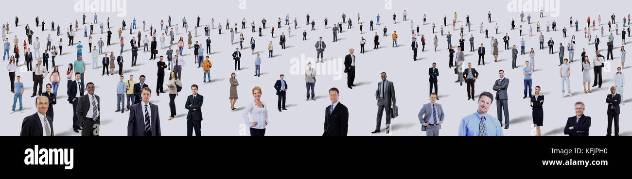 Young attractive business people - the elite business team Stock Photo ...