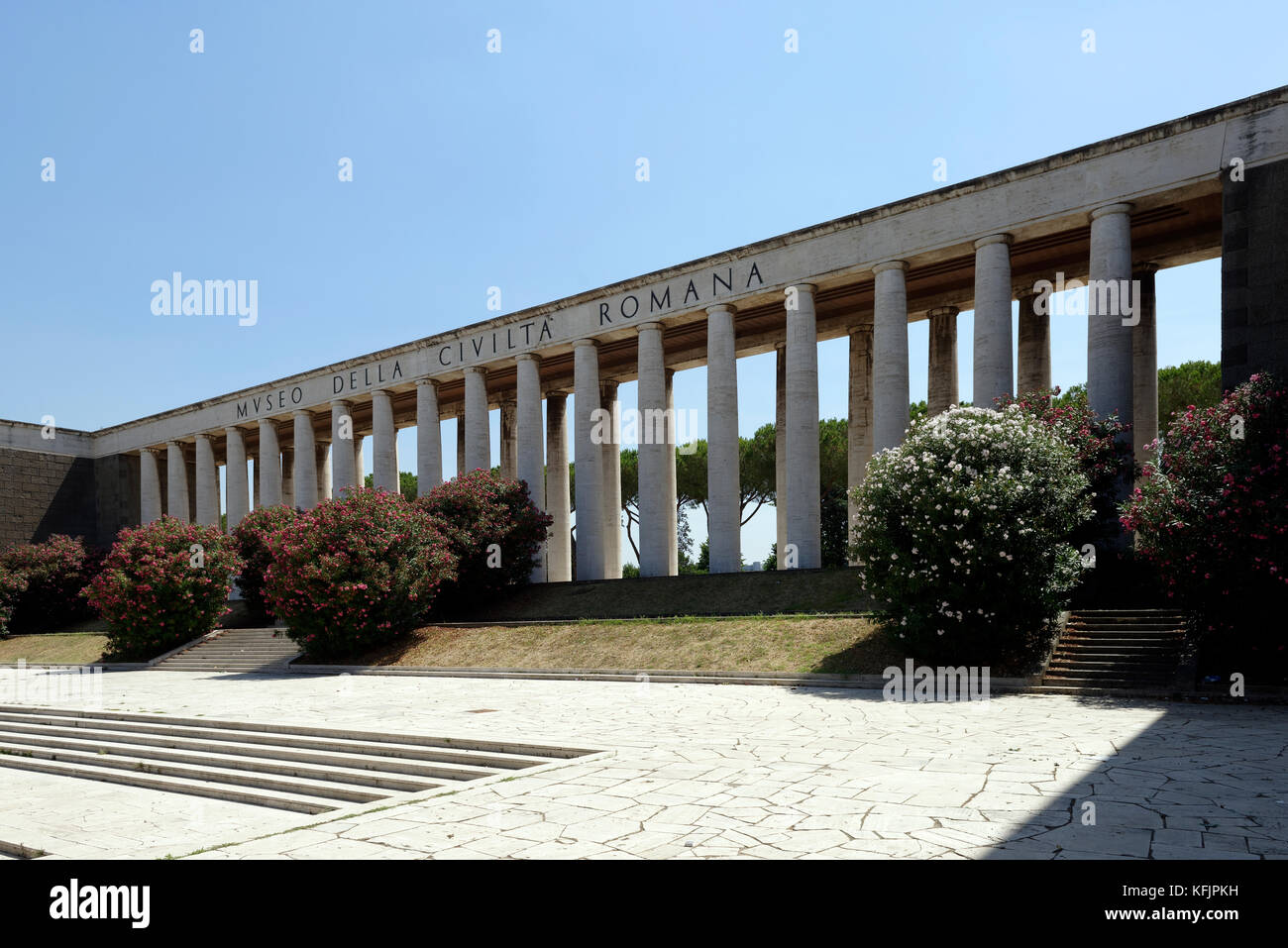 Exterior view of the Museum of Roman Civilisation (Museo della Civilta ...