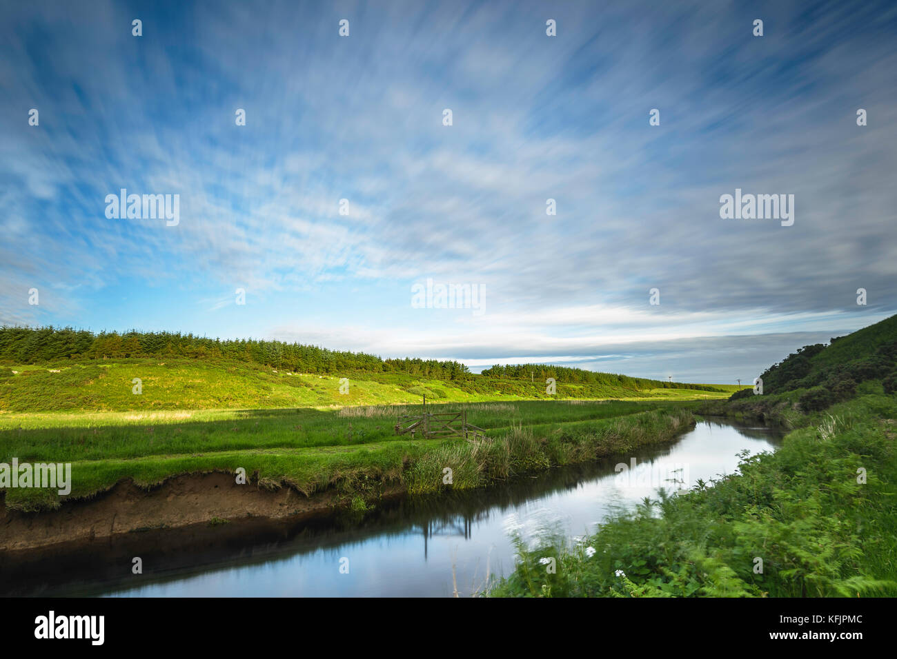 thurso countryside landscape Stock Photo - Alamy