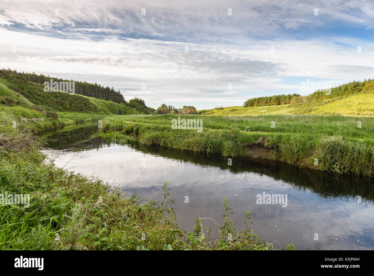 thurso countryside landscape Stock Photo - Alamy