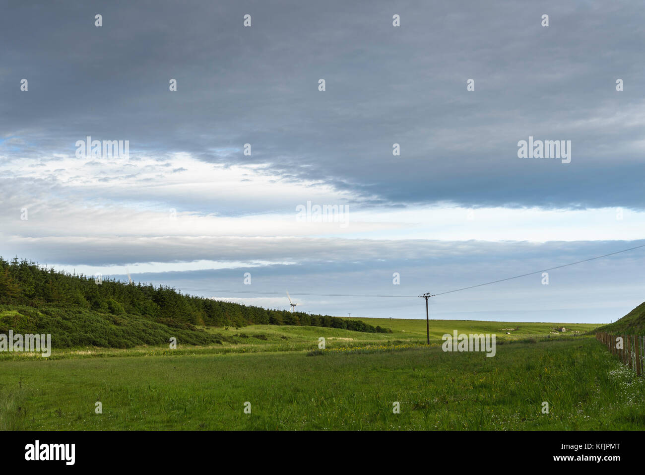 thurso countryside landscape Stock Photo - Alamy