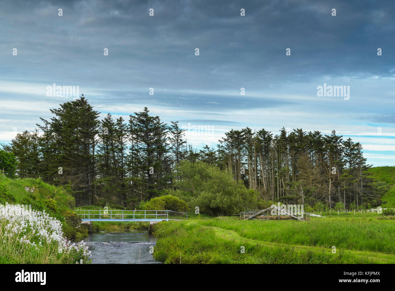 thurso countryside landscape Stock Photo - Alamy