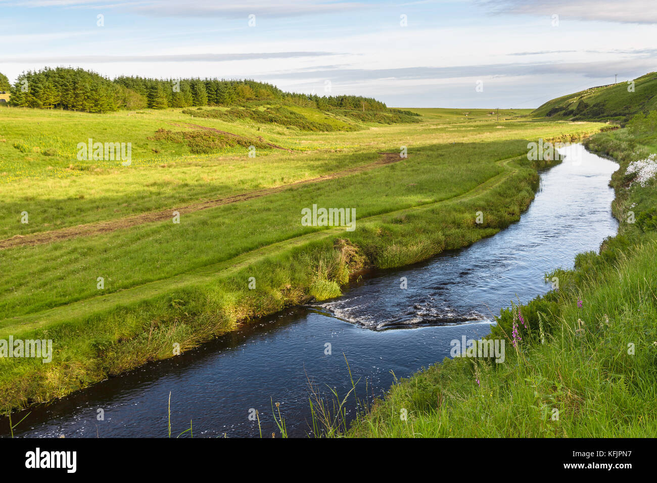thurso countryside landscape Stock Photo - Alamy