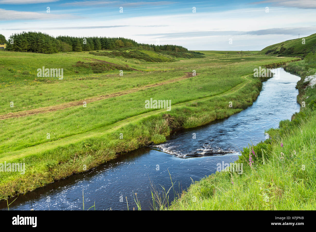 thurso countryside landscape Stock Photo - Alamy