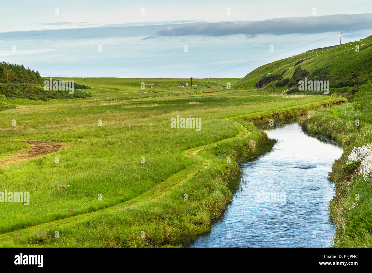 thurso countryside landscape Stock Photo - Alamy