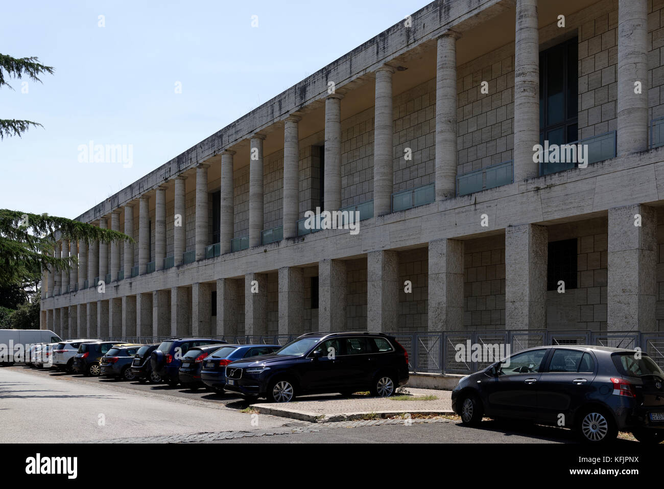 Section of the monumental building that houses the Central Archives of ...