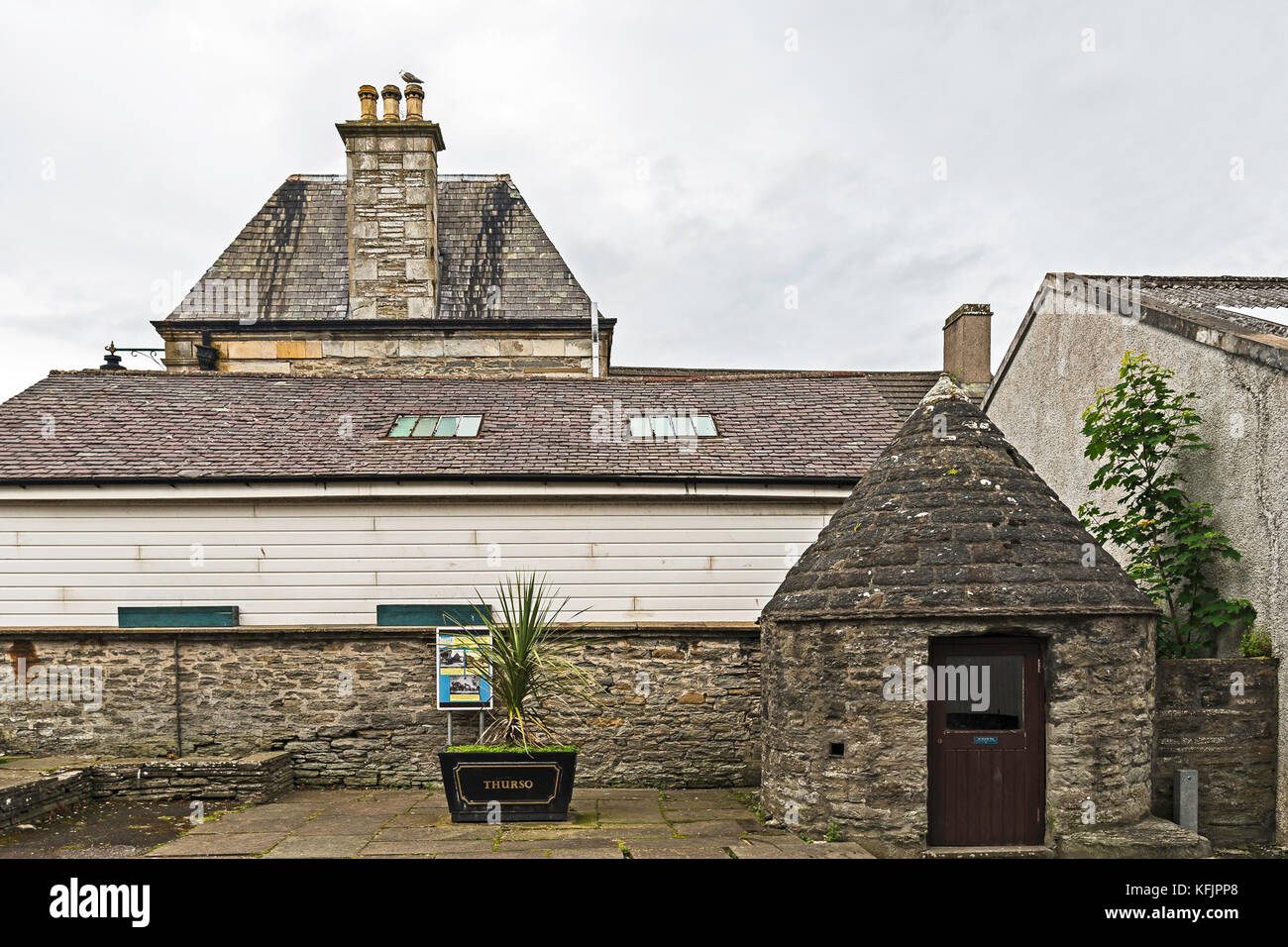 images of thurso town in a cloudy afternoon Stock Photo - Alamy