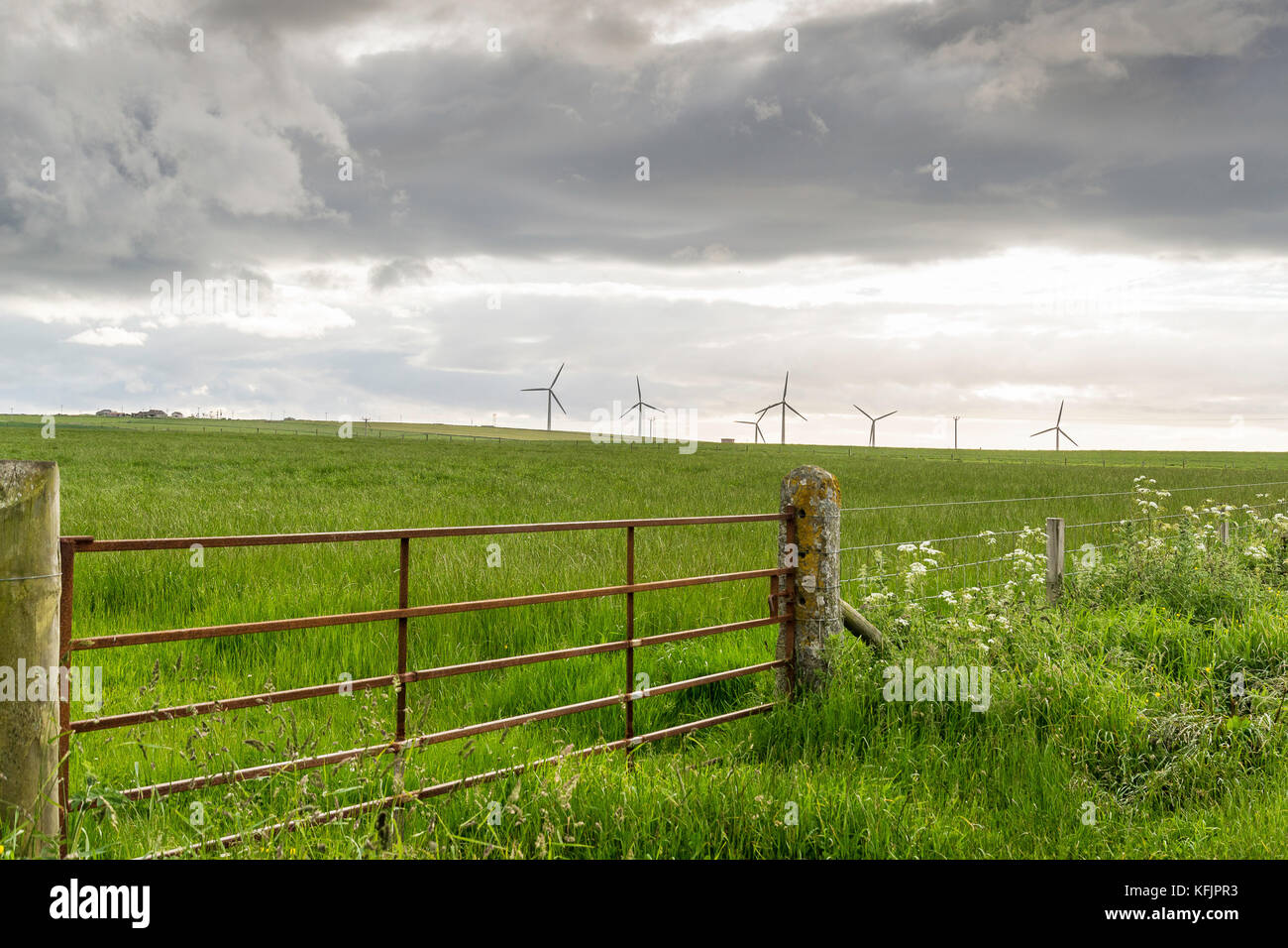 thurso countryside landscape Stock Photo - Alamy