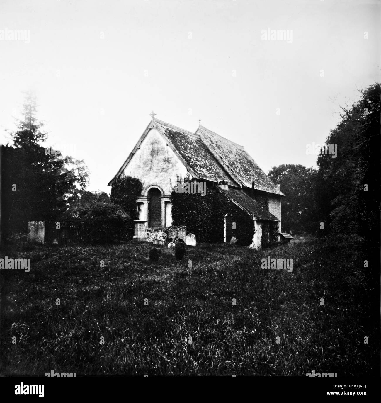 Hampshire, UK, England, Europe, circa 1900. Village and scenic vistas ...