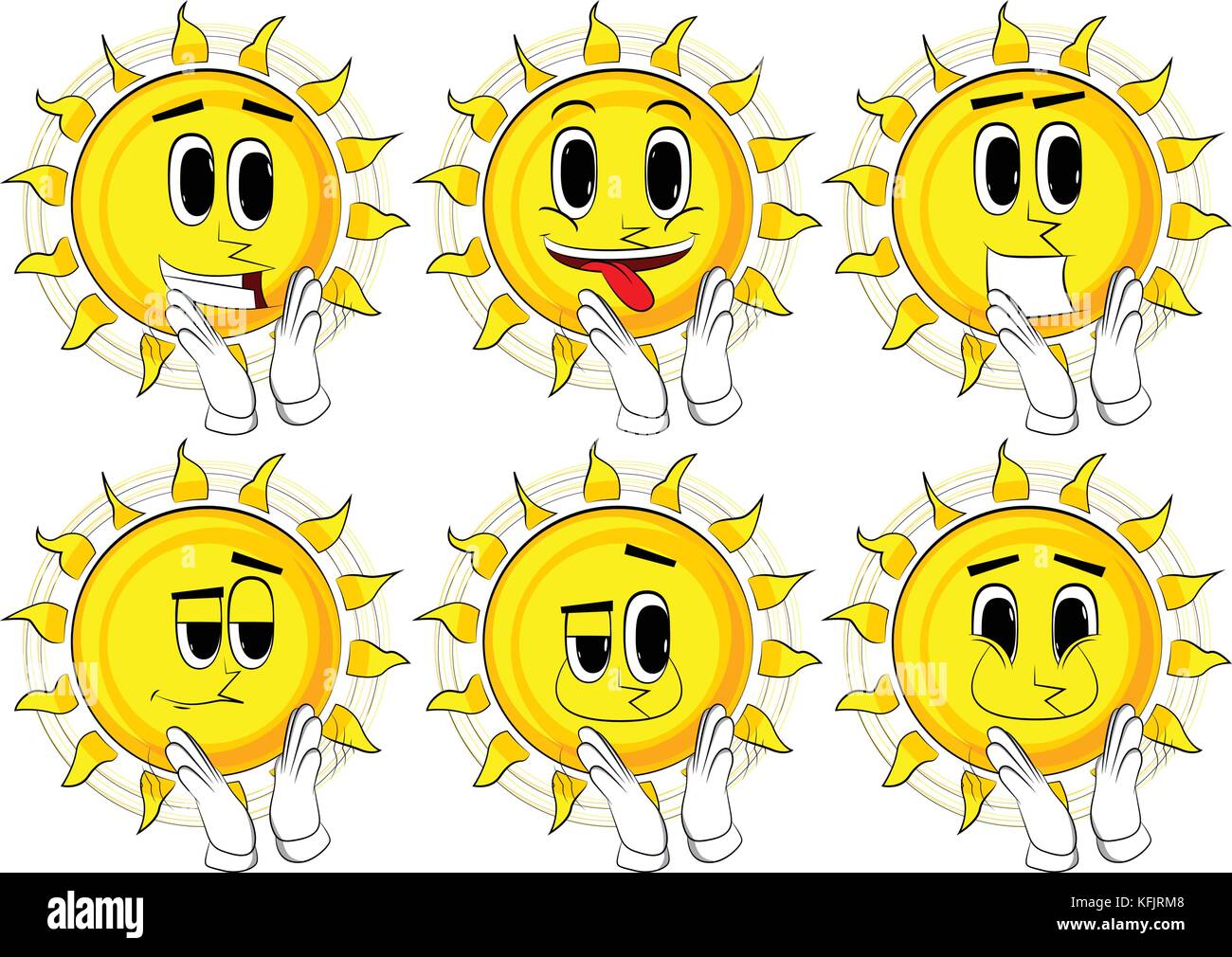 Funny expression audience Stock Vector Images - Alamy