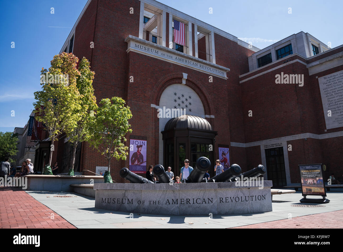 Main entrance to Museum of American Revolution, Philadelphia, Pennsylvania, USA Stock Photo - Alamy