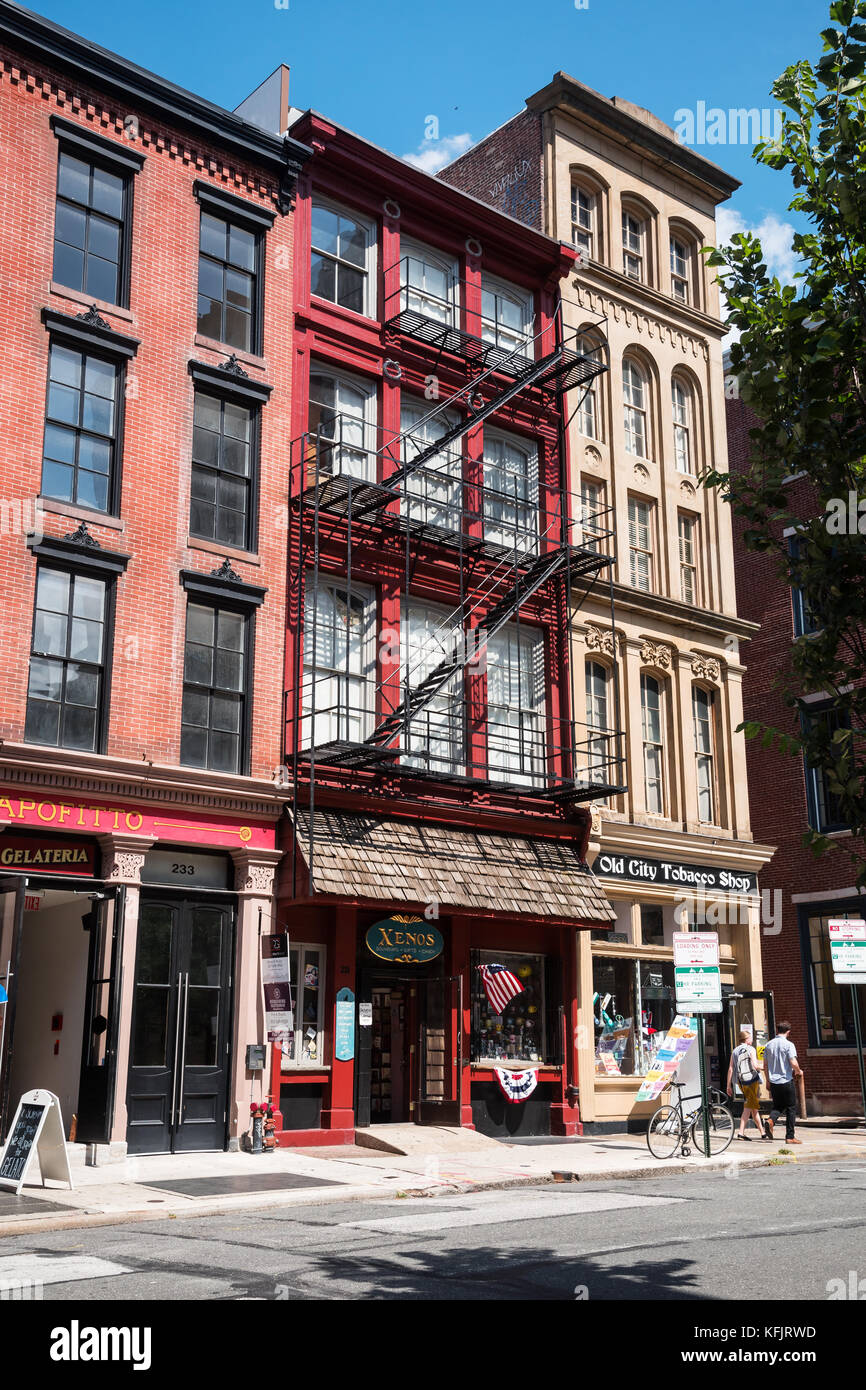 Philadelphia old town hi-res stock photography and images - Alamy