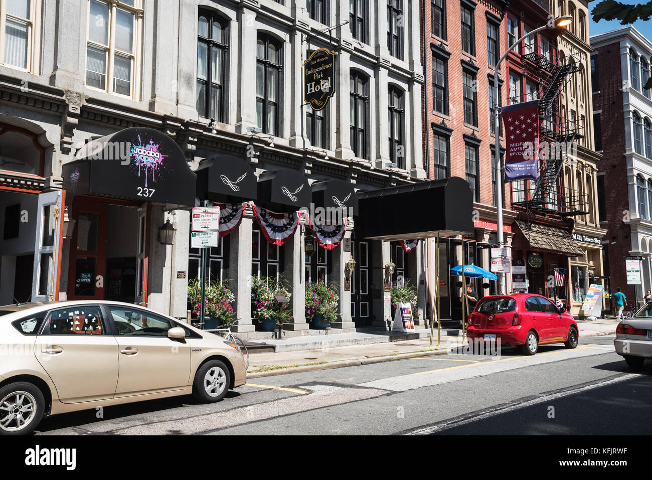 Independence Park Hotel, Philadelphia, Pennsylvania, USA Stock Photo ...