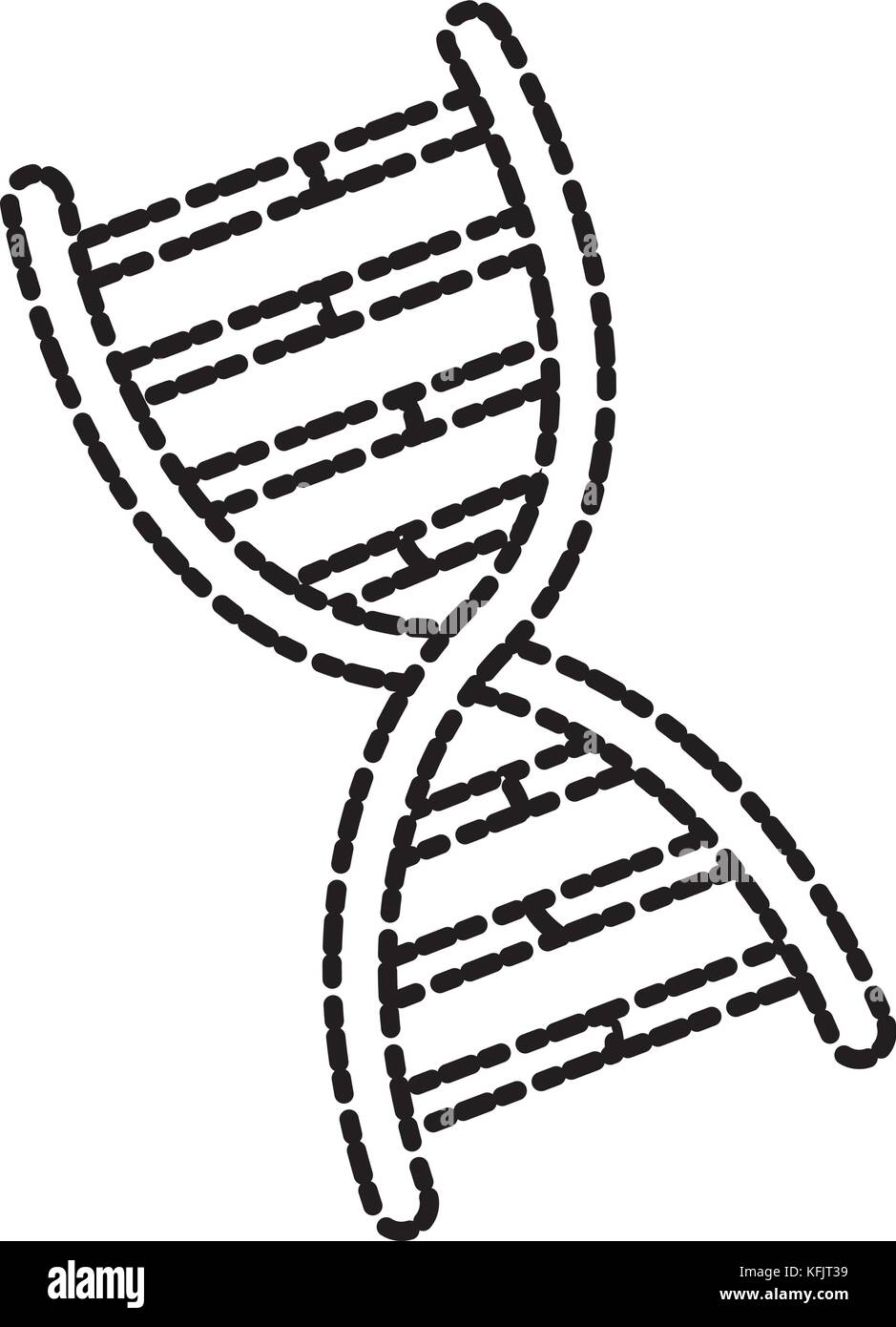 Human dna dots Stock Vector Images - Alamy