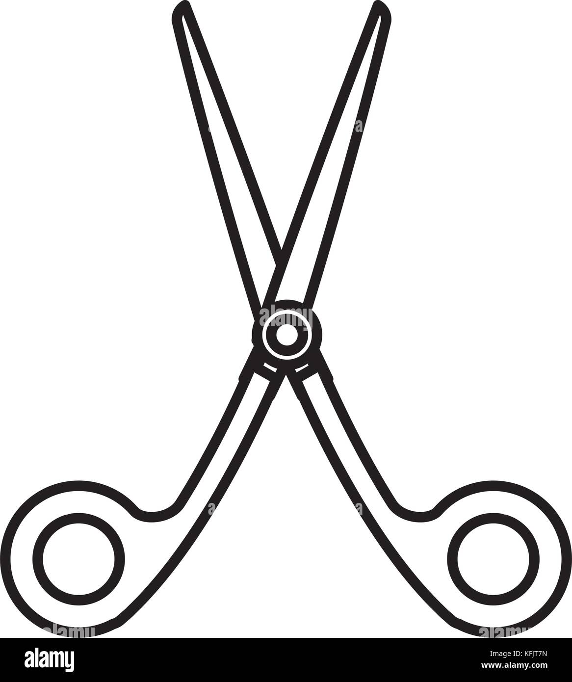 Kitchen scissor Stock Vector Images - Alamy