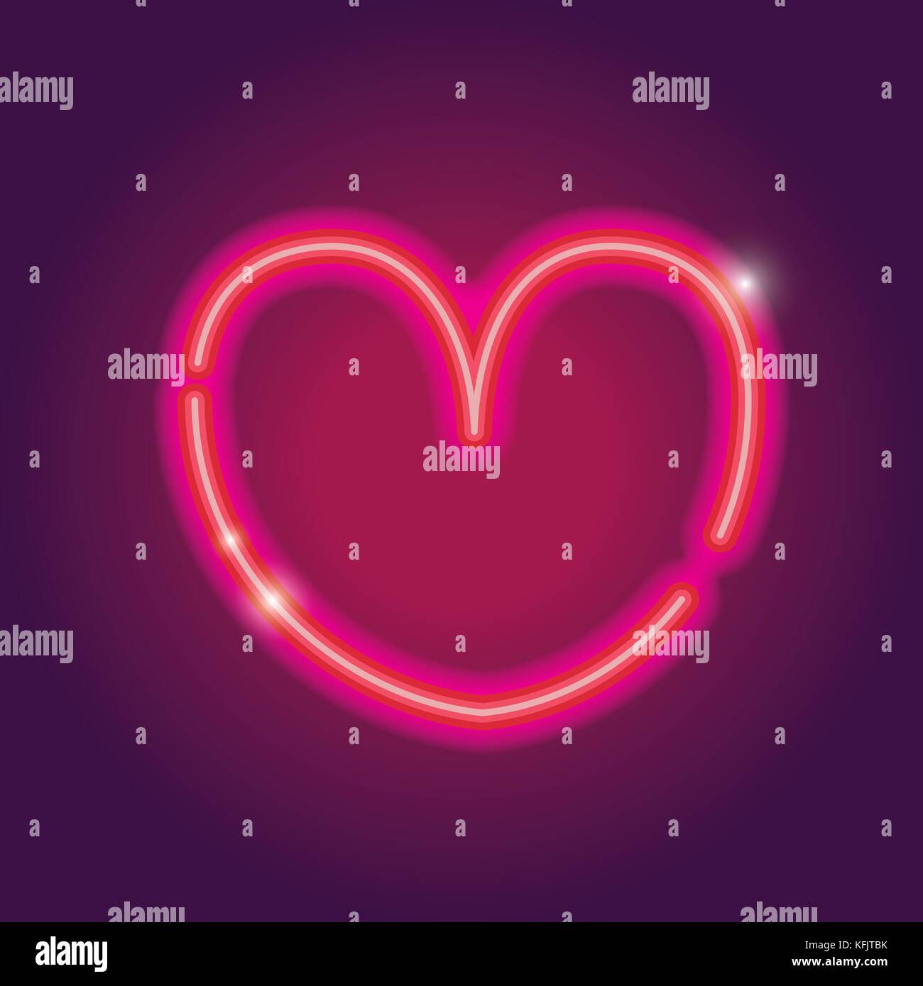 heart neon sign icon decoration design Stock Vector Image & Art - Alamy