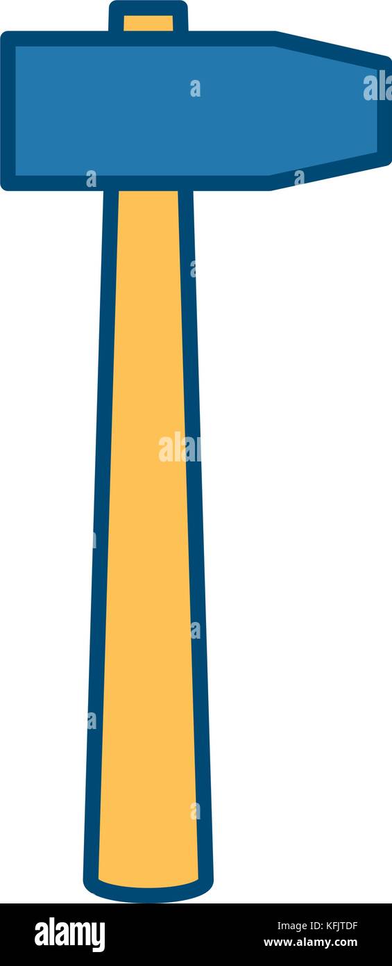 Mallet construction tool Stock Vector Image & Art - Alamy