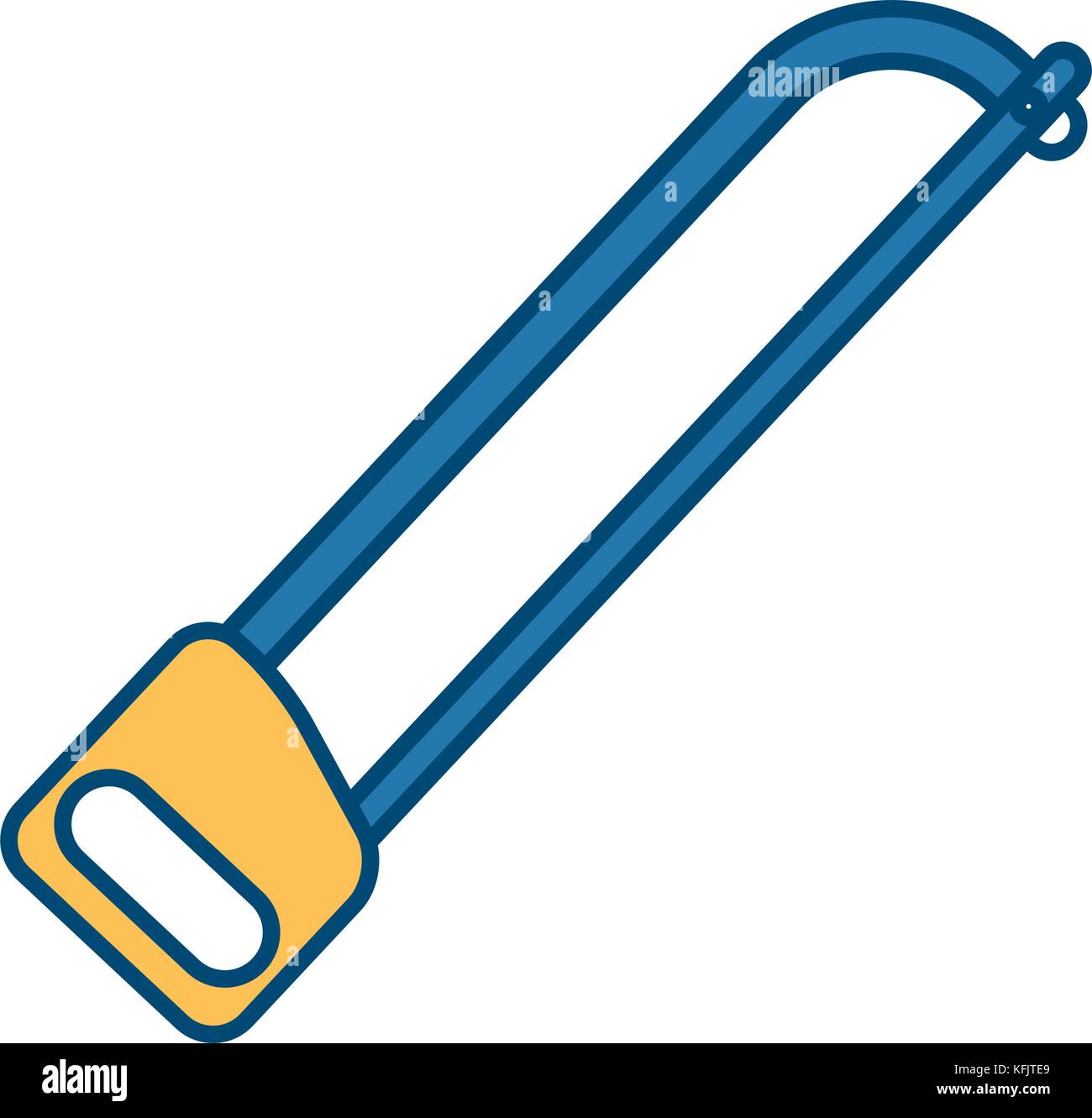 Hacksaw construction tool Stock Vector Image & Art - Alamy