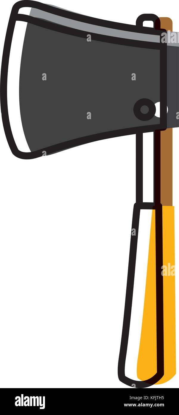 Axe construction tool cute kawaii cartoon Stock Vector Image & Art - Alamy