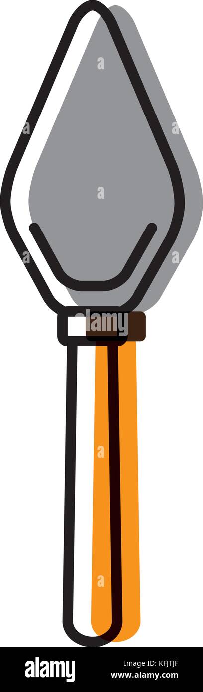 Spatula construction tool cute kawaii cartoon Stock Vector Image & Art ...