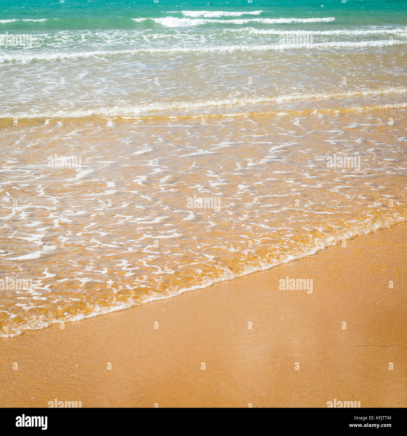 Summer sunlight on beach coastline background Stock Photo - Alamy