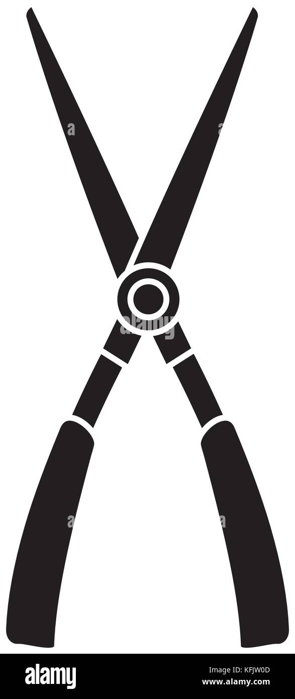 Gardening scissors tool Stock Vector Image & Art - Alamy