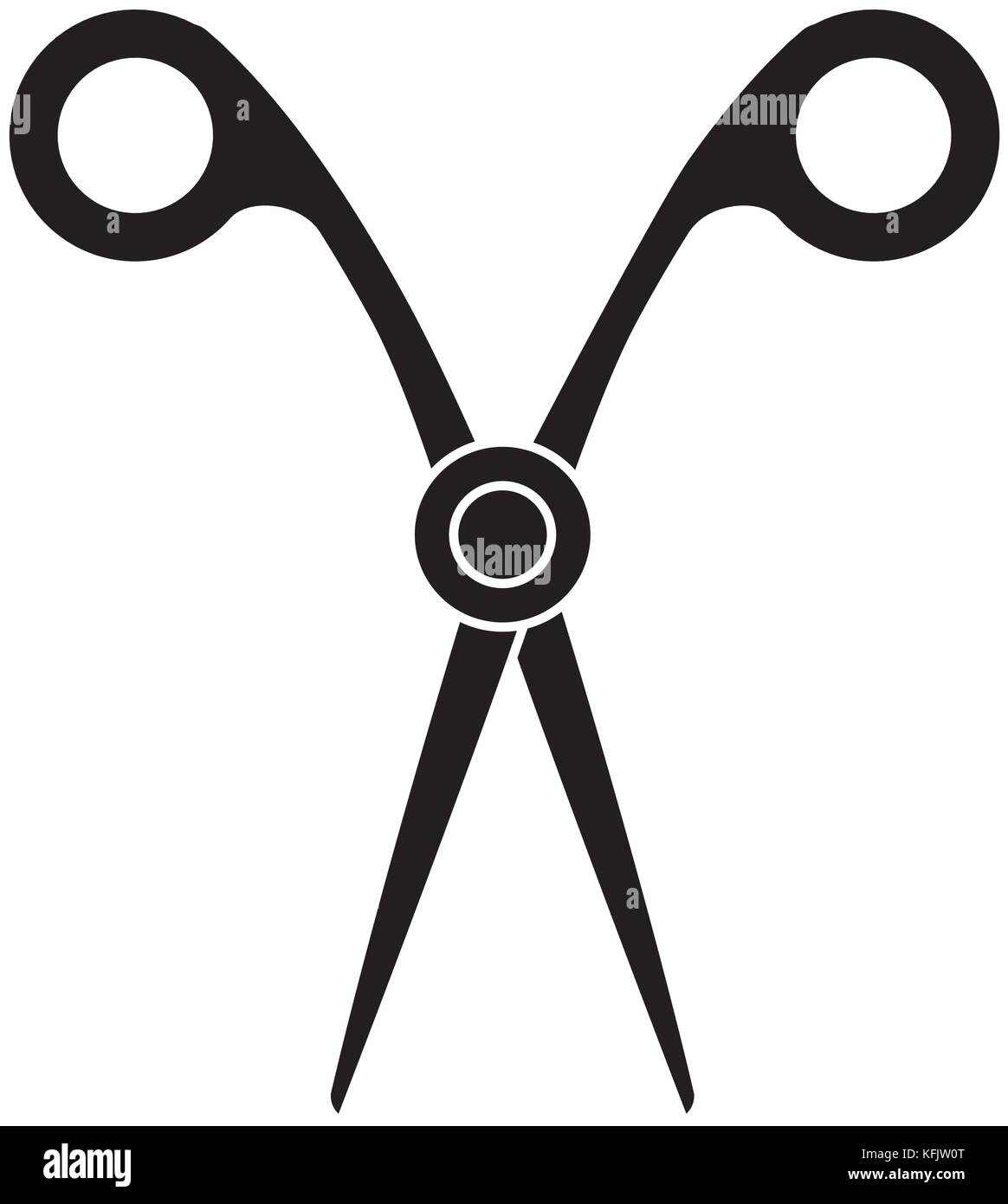 Kitchen scissor Stock Vector Images - Alamy