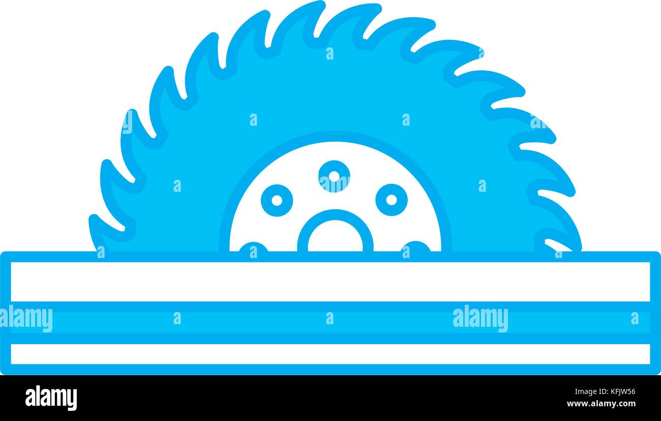 Electric saw iron circular Stock Vector Images - Alamy