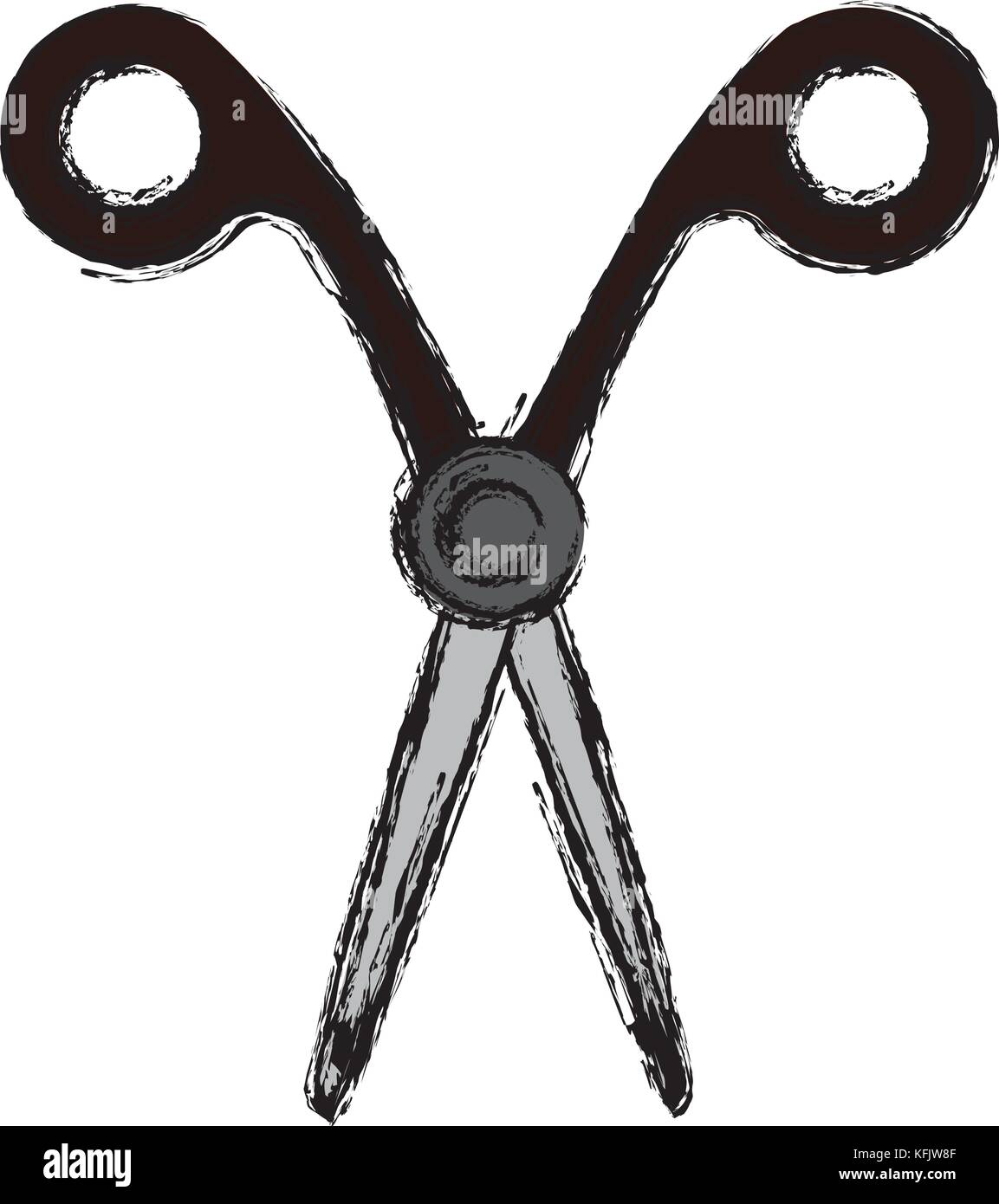 Kitchen scissor Stock Vector Images - Alamy