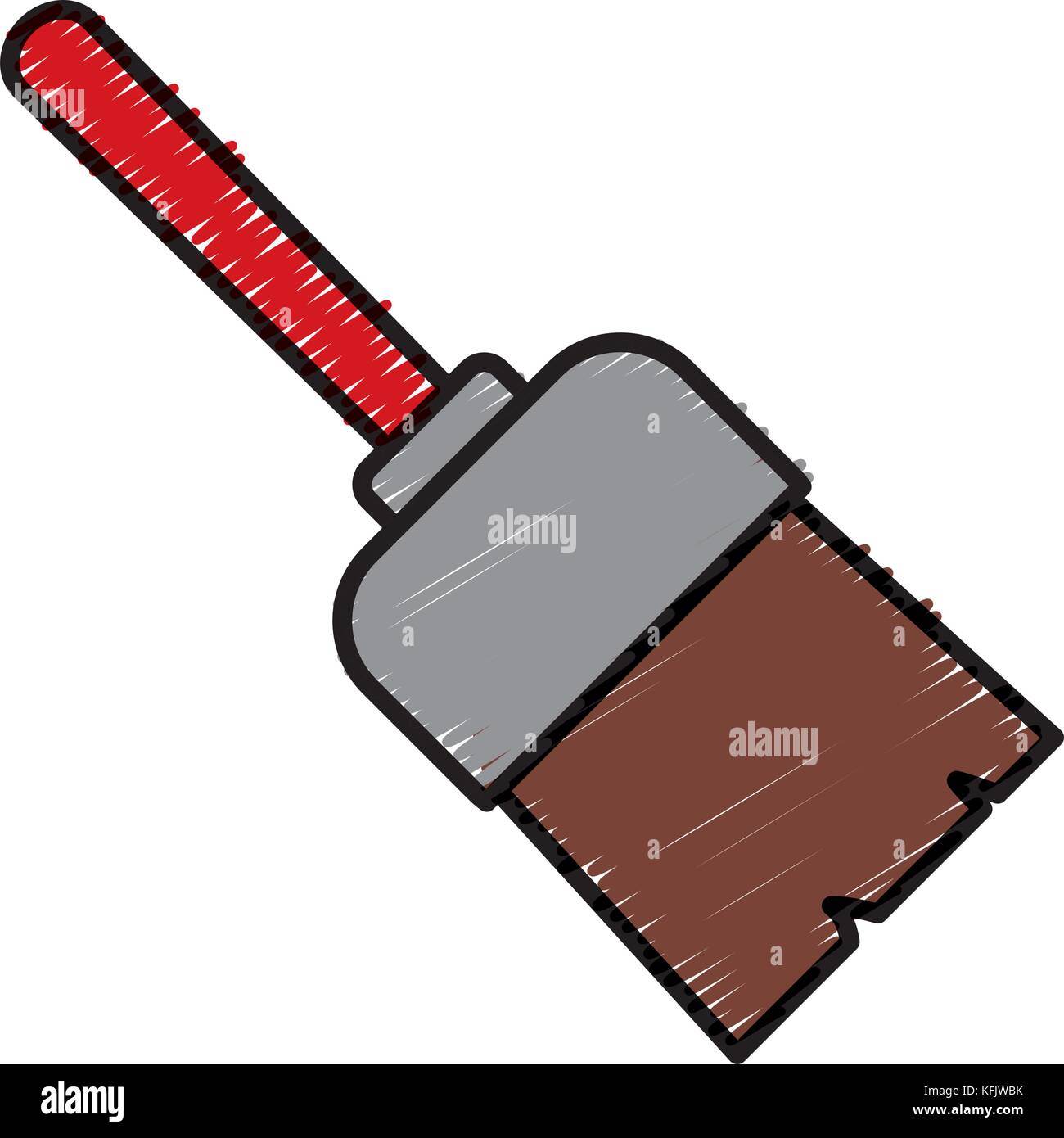 Construction paint brush Stock Vector Image & Art - Alamy