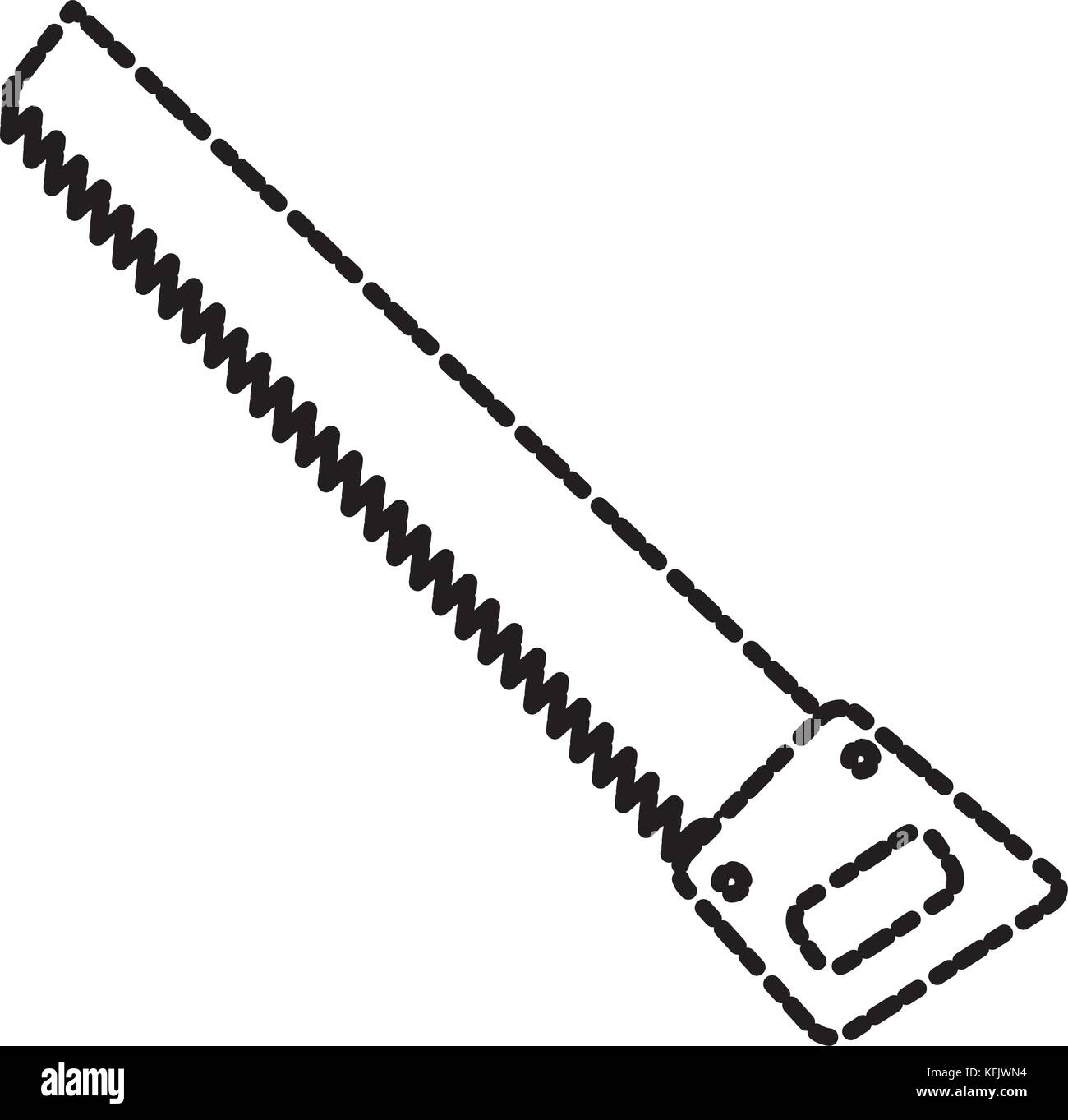 Saw construction tool Stock Vector Image & Art - Alamy