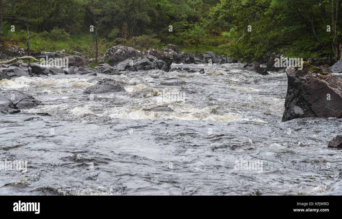 images of river inver close to Lochinver village in a rainy day Stock ...