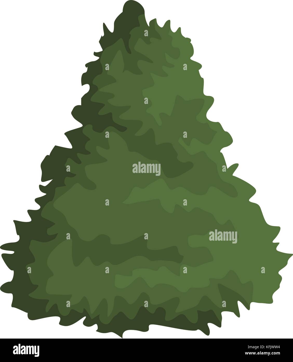 Bush plant isolated Stock Vector Image & Art - Alamy