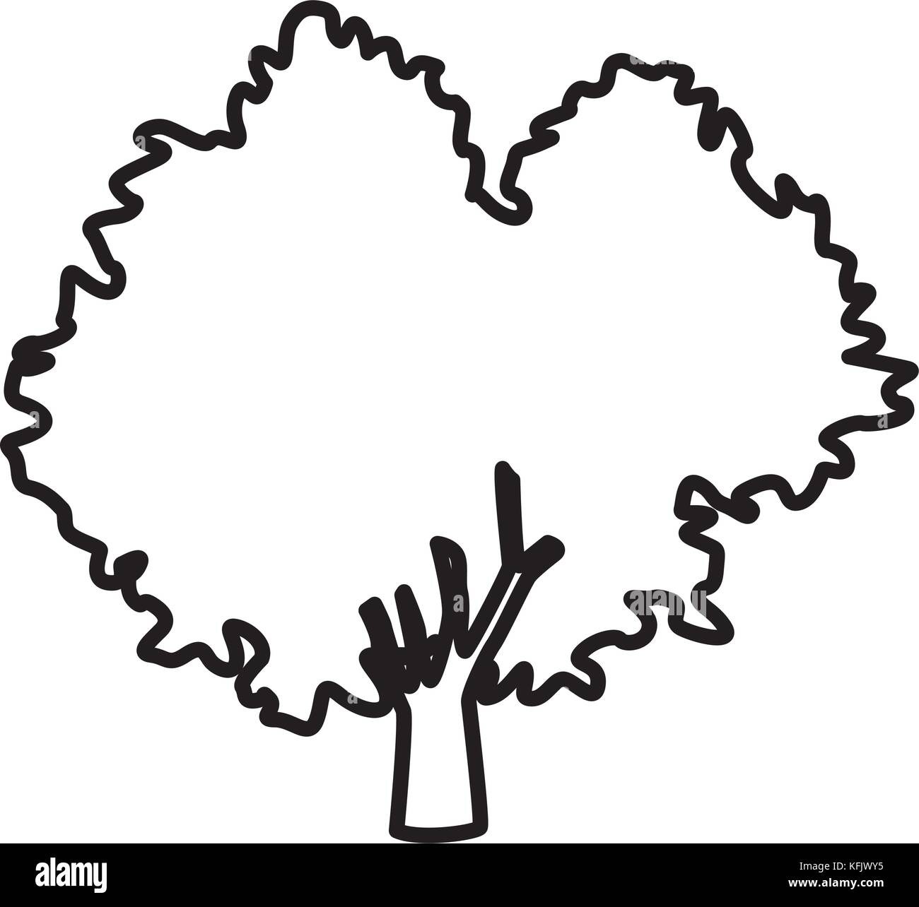 Tree nature symbol Stock Vector Image & Art - Alamy