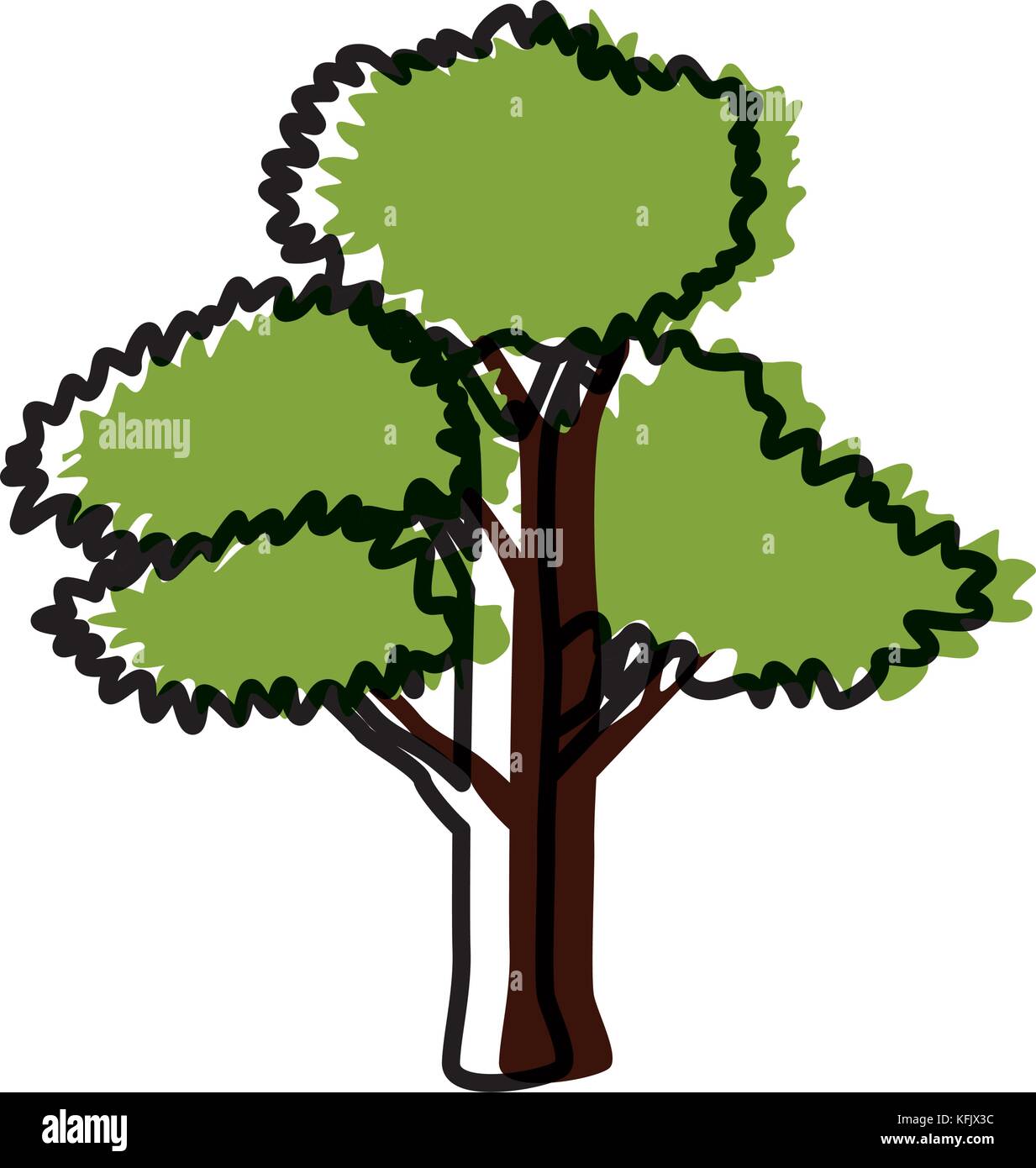 Tree nature symbol Stock Vector Image & Art - Alamy