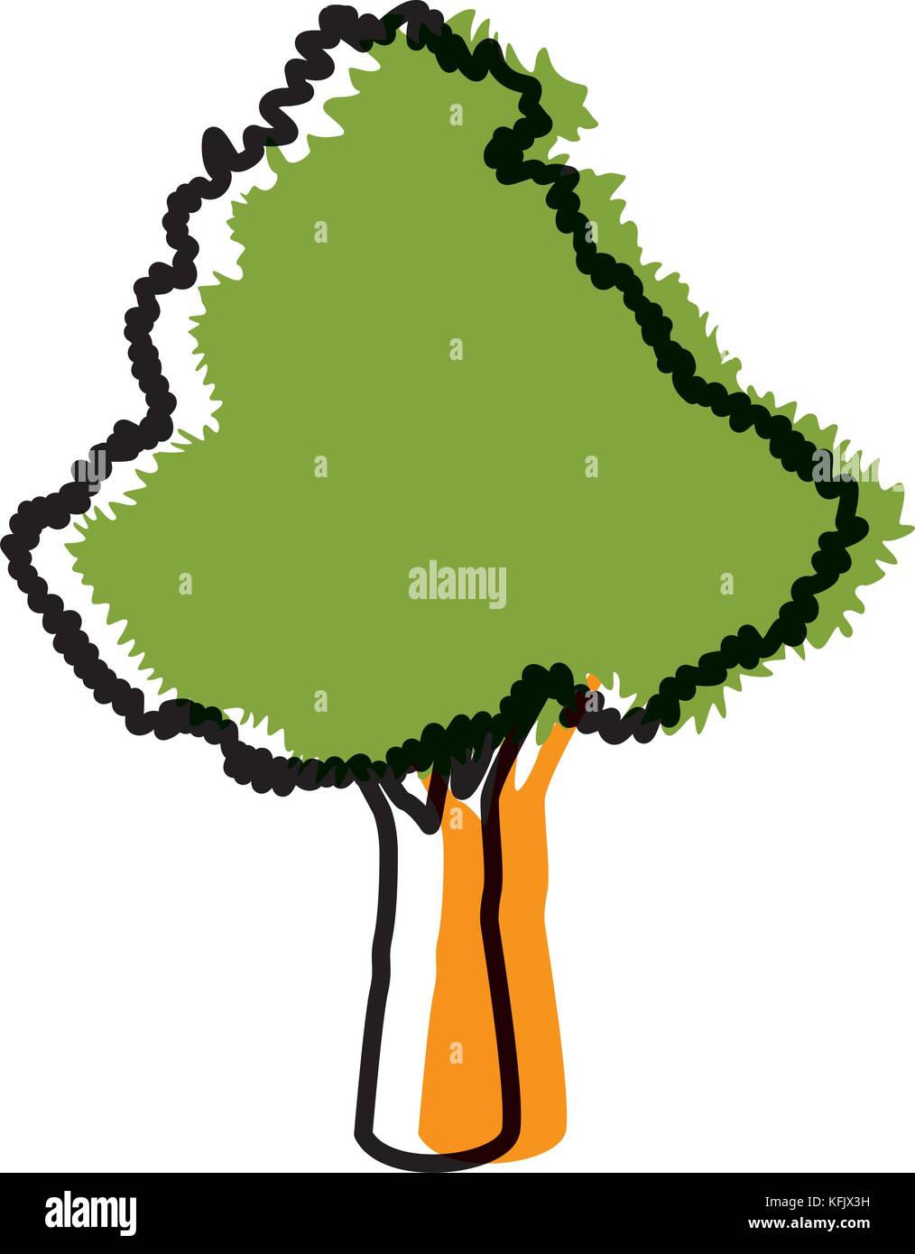 Tree nature symbol Stock Vector Image & Art - Alamy