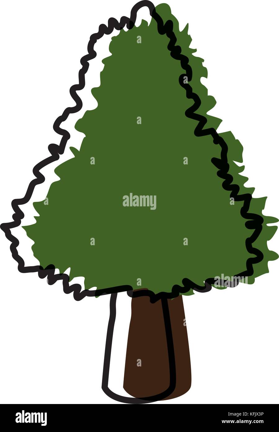 Tree nature symbol Stock Vector Image & Art - Alamy