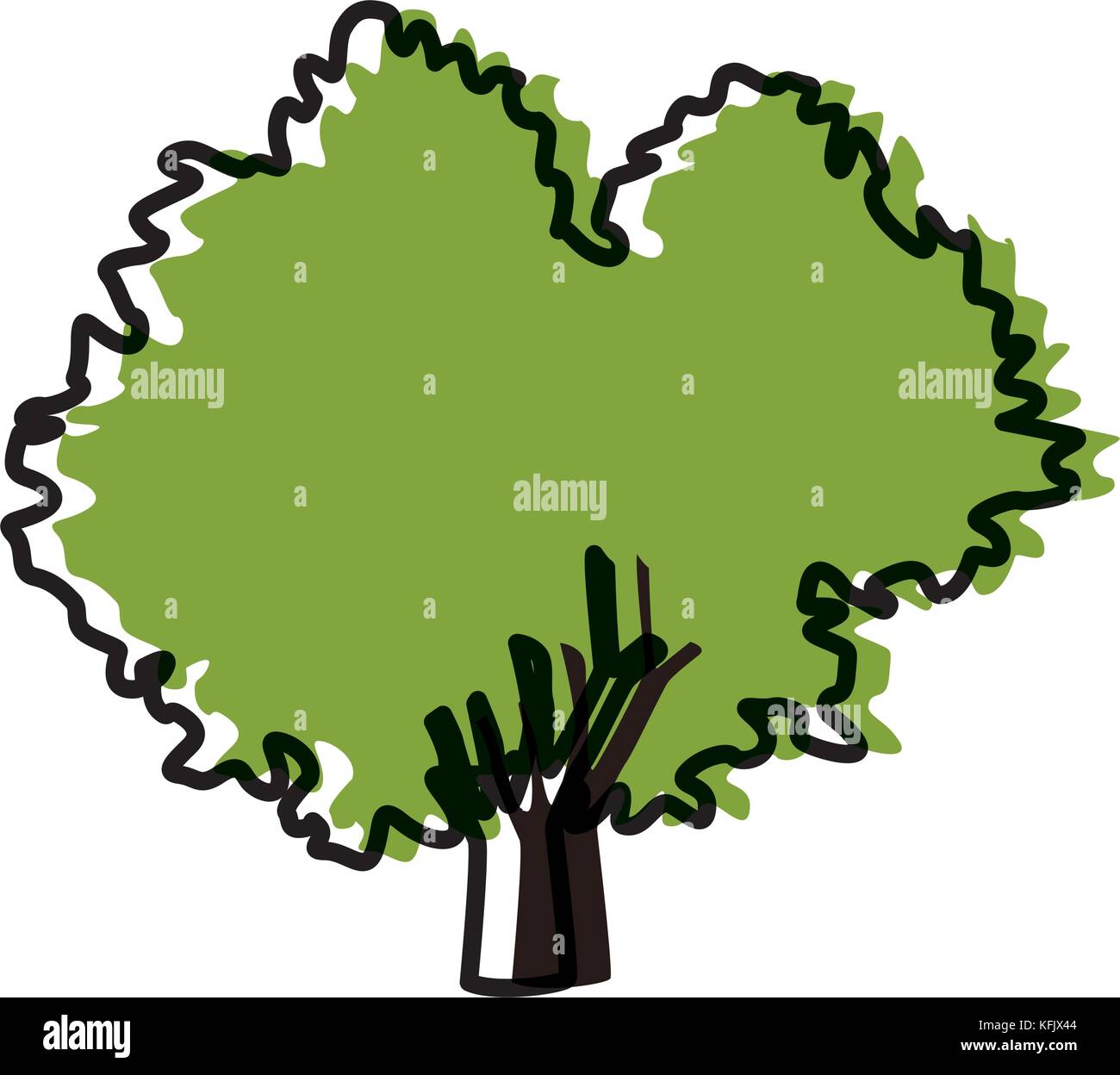Tree nature symbol Stock Vector Image & Art - Alamy