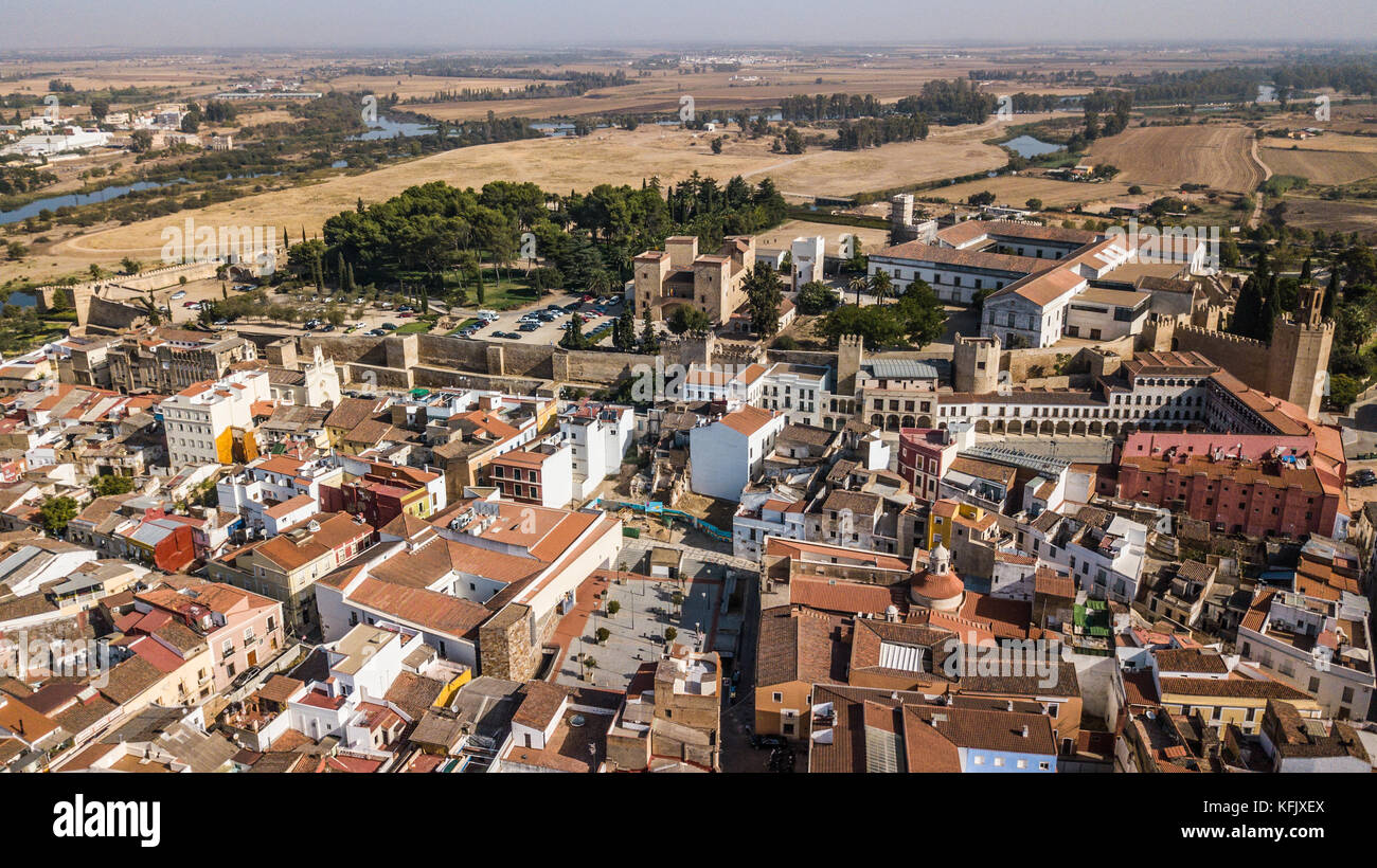 Alcazaba, a Moorish citadel, Badajoz, Spain Stock Photo - Alamy