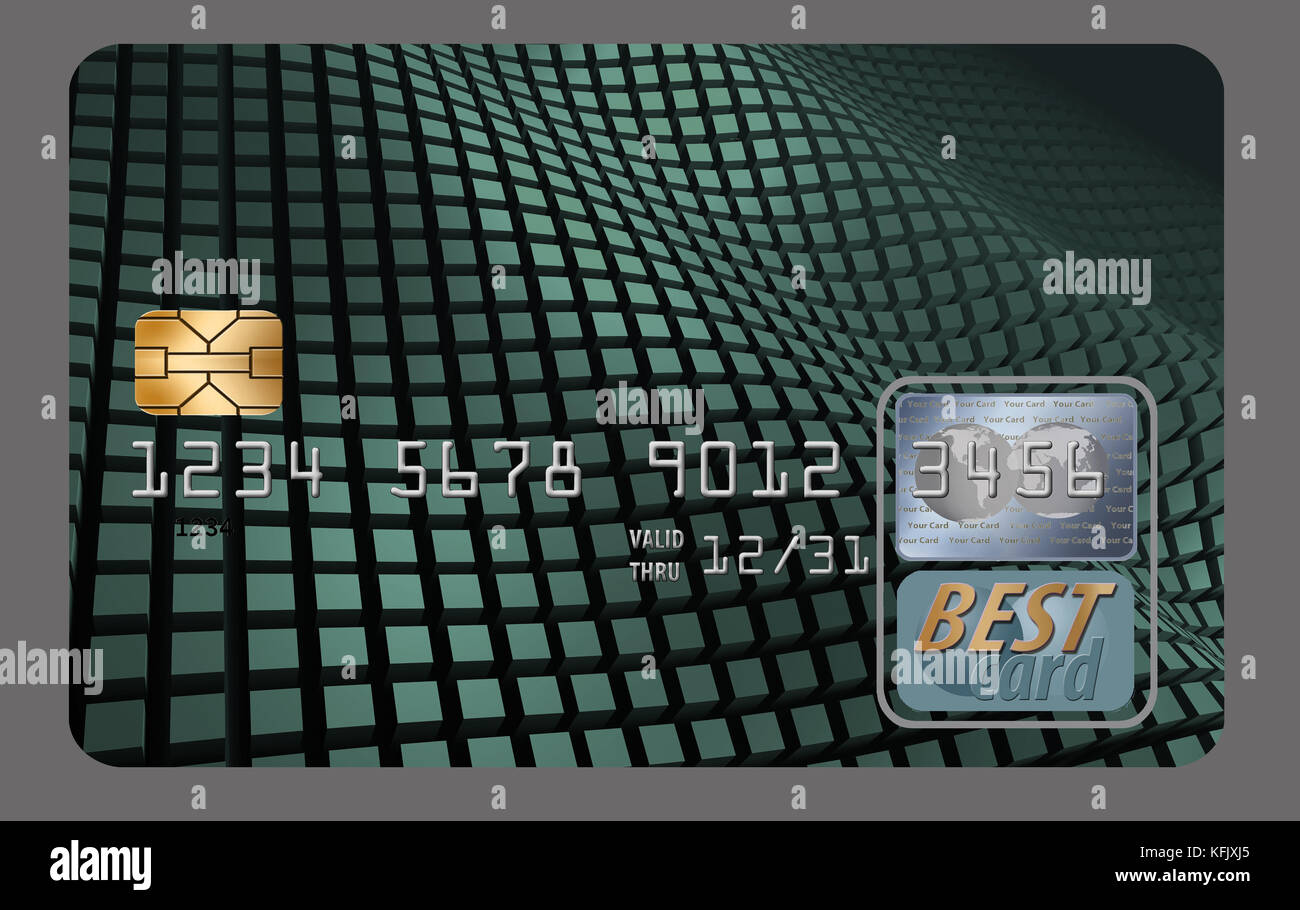 Credit card or debit card but made with no type to identify type of ...