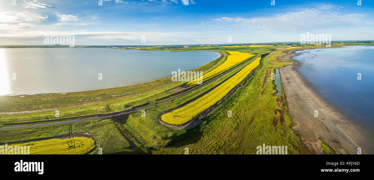 Aerial view yellow cloudy in hi-res stock photography and images - Alamy